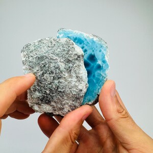 Rare Super Blue Larimar Geode,larimar Sphere,aaa Larimar,meditation ...