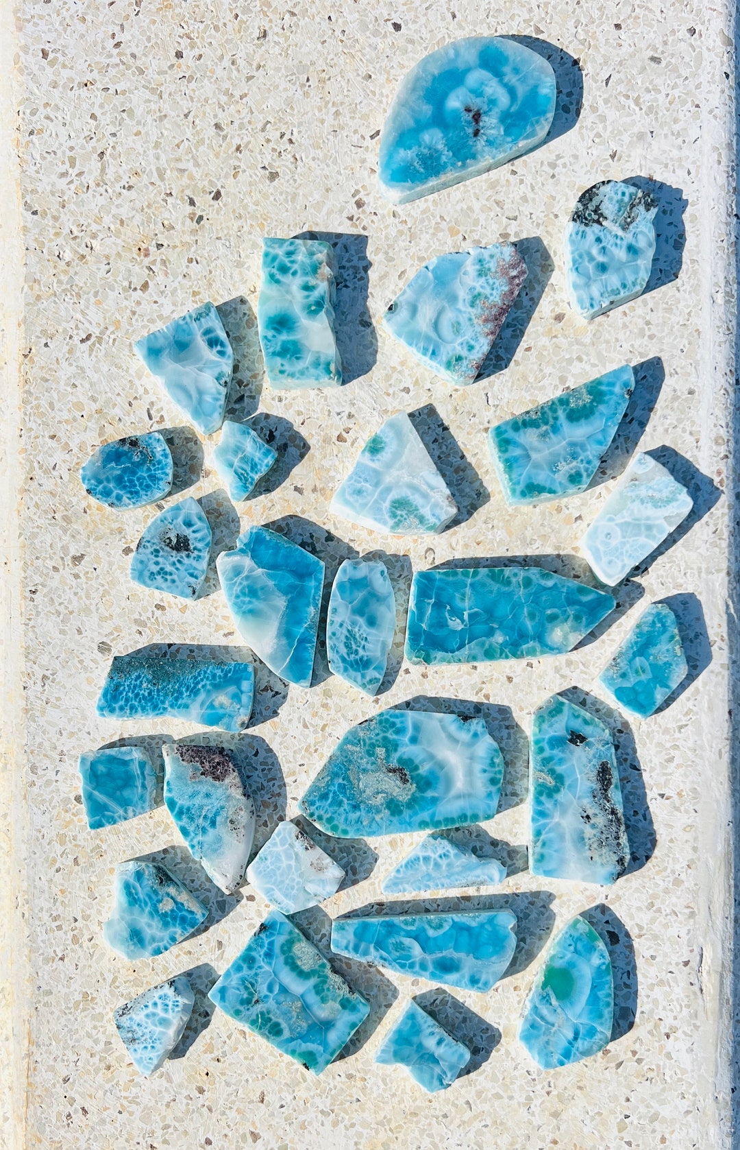 Beautiful Larimar Slabs,aaa Larimar,raw Larimar,meditation Stone ...