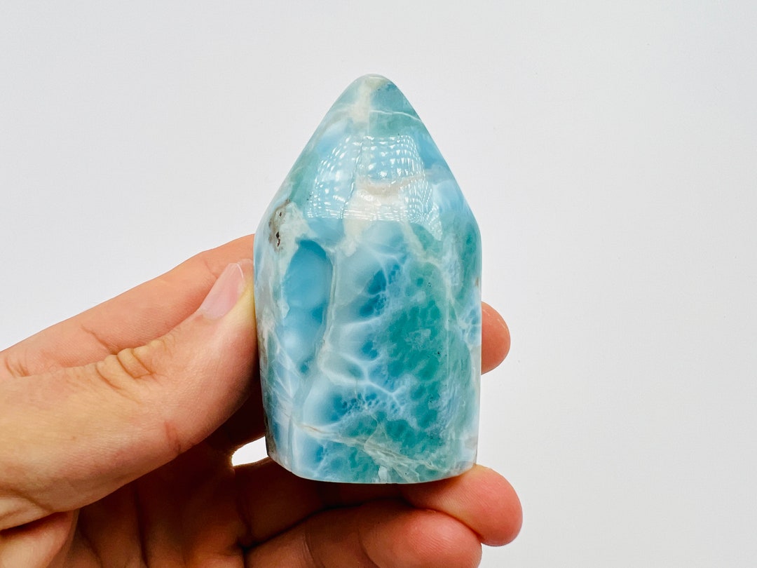 Fat Larimar Tower,aaa Larimar,larimar Obelisk,larimar Point,crystal ...