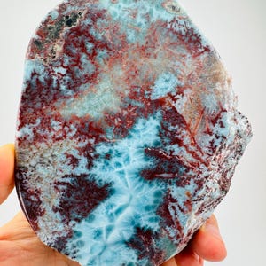 Extremely Rare Iron Larimar Geode,meditation Stone,healing Stone ...