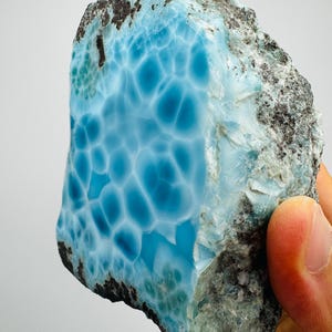 Raw Super Blue Larimar,aaa Larimar,meditation Stone,larimar Stone ...