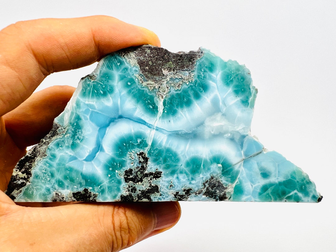 Larimar Slab,aaa Larimar,meditation Stone,larimar Stone,natural Larimar ...