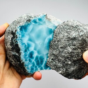 Raw Super Blue Larimar,aaa Larimar,meditation Stone,larimar Stone ...