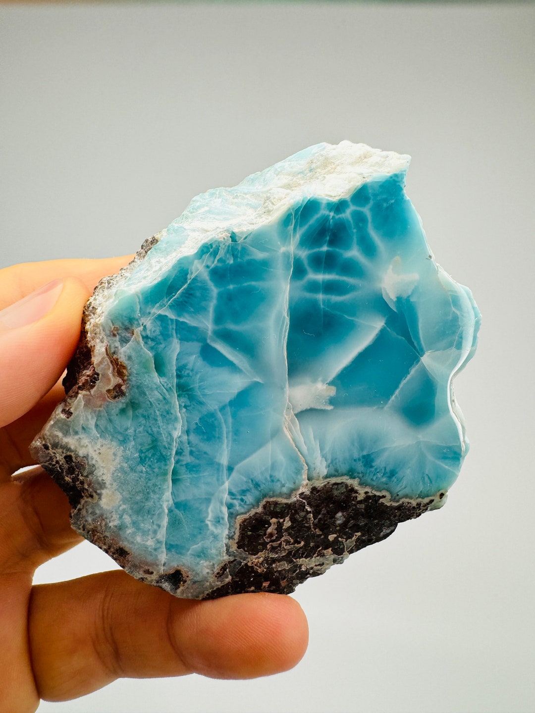 Beautiful Larimar Slab,aaa Larimar,meditation Stone,larimar Stone ...