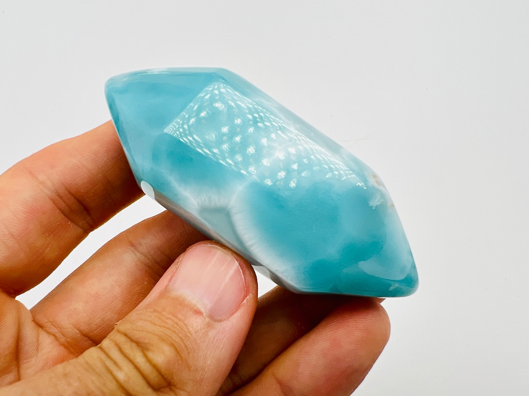 Clean Larimar Double Point,aaa Larimar,larimar Obelisk,larimar Point ...
