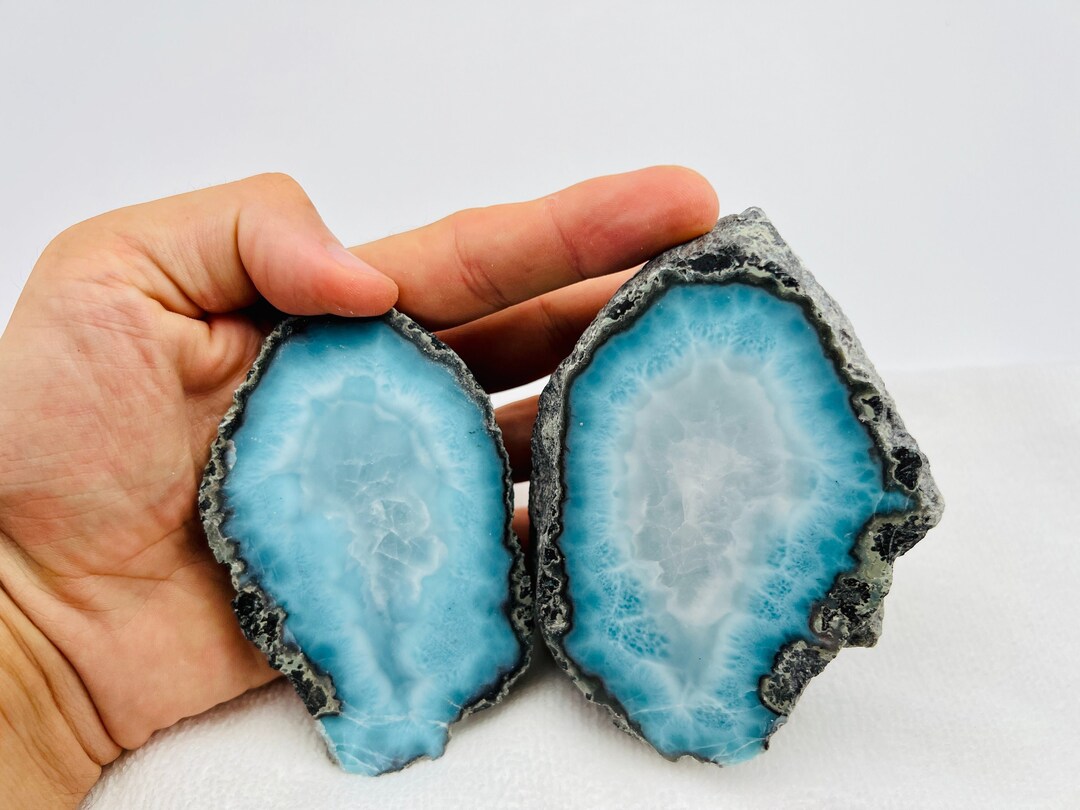 Angel Fractal AAA Larimar Geode,larimar Sphere,aaa Larimar,meditation ...