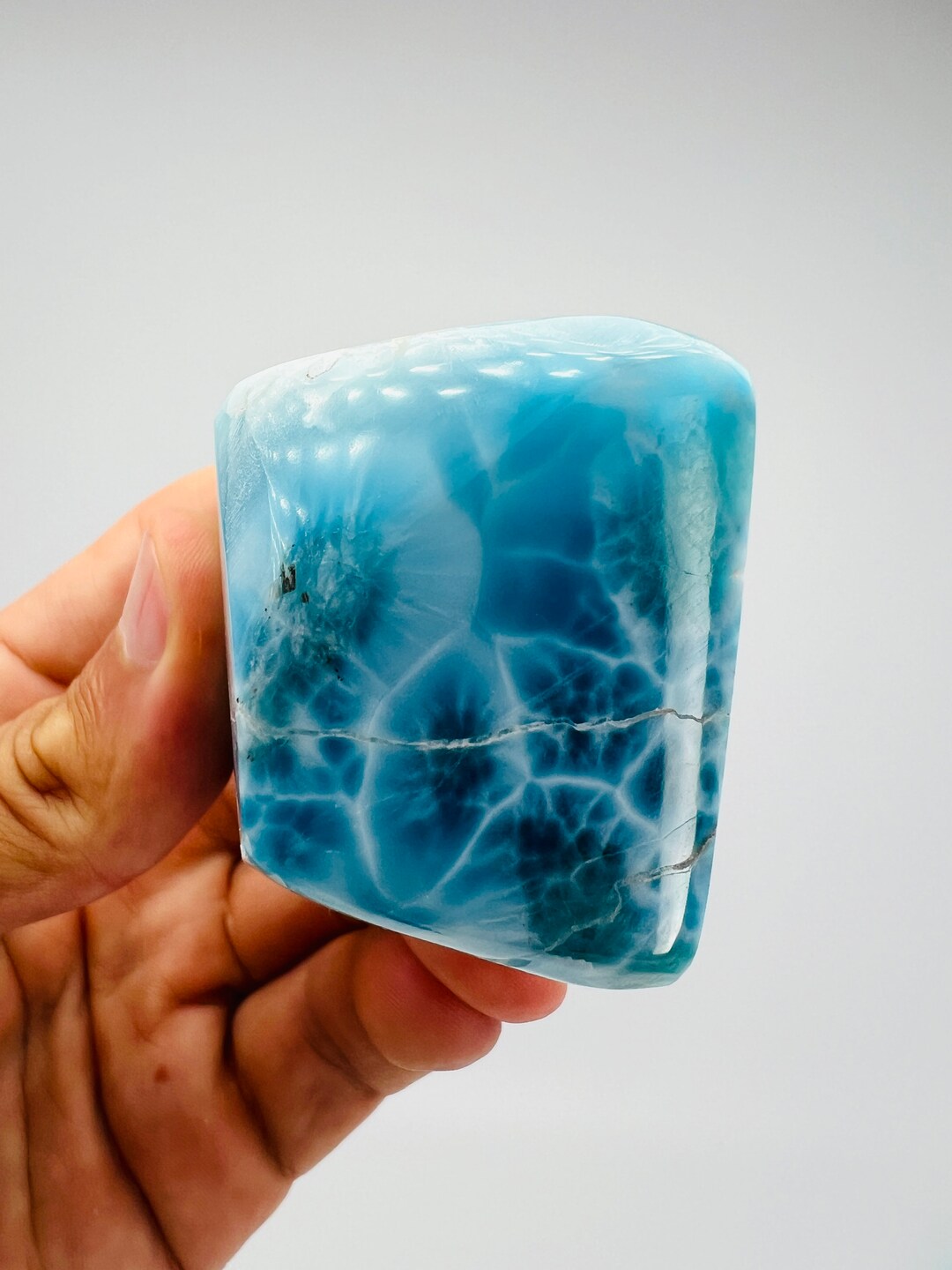 Wonderful Super Blue Larimar Block,super Blue Larimar,aaa Larimar ...