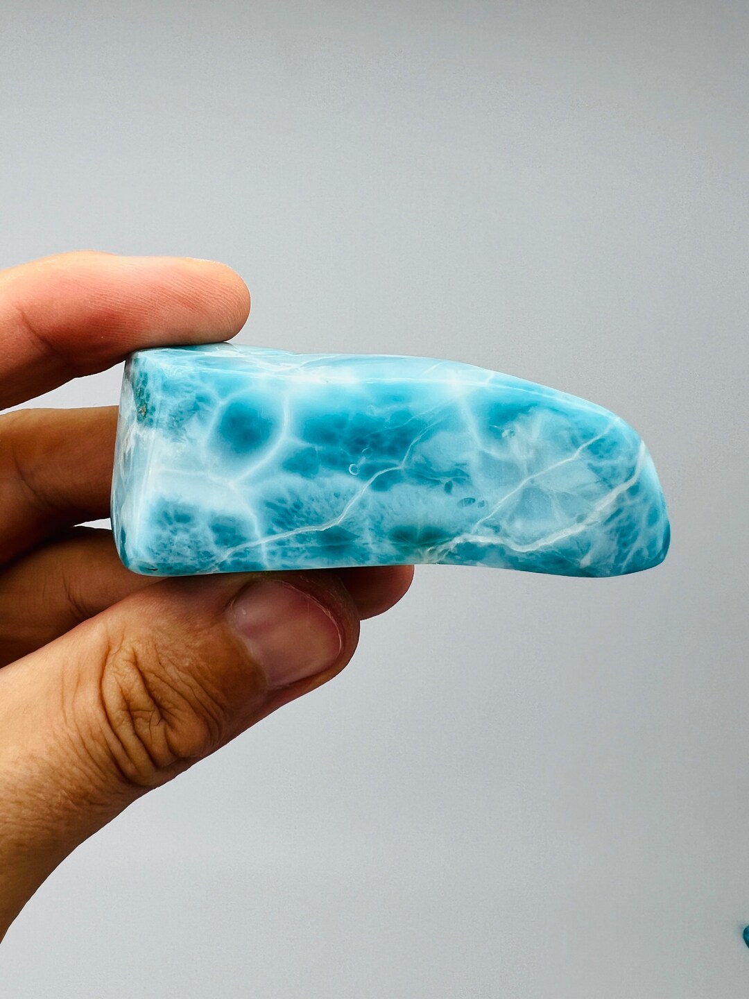 Wonderful Larimar Freeform,aaa Larimar,raw Larimar,meditation Stone ...