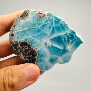 Beautiful Larimar Slab,aaa Larimar,meditation Stone,larimar Stone ...