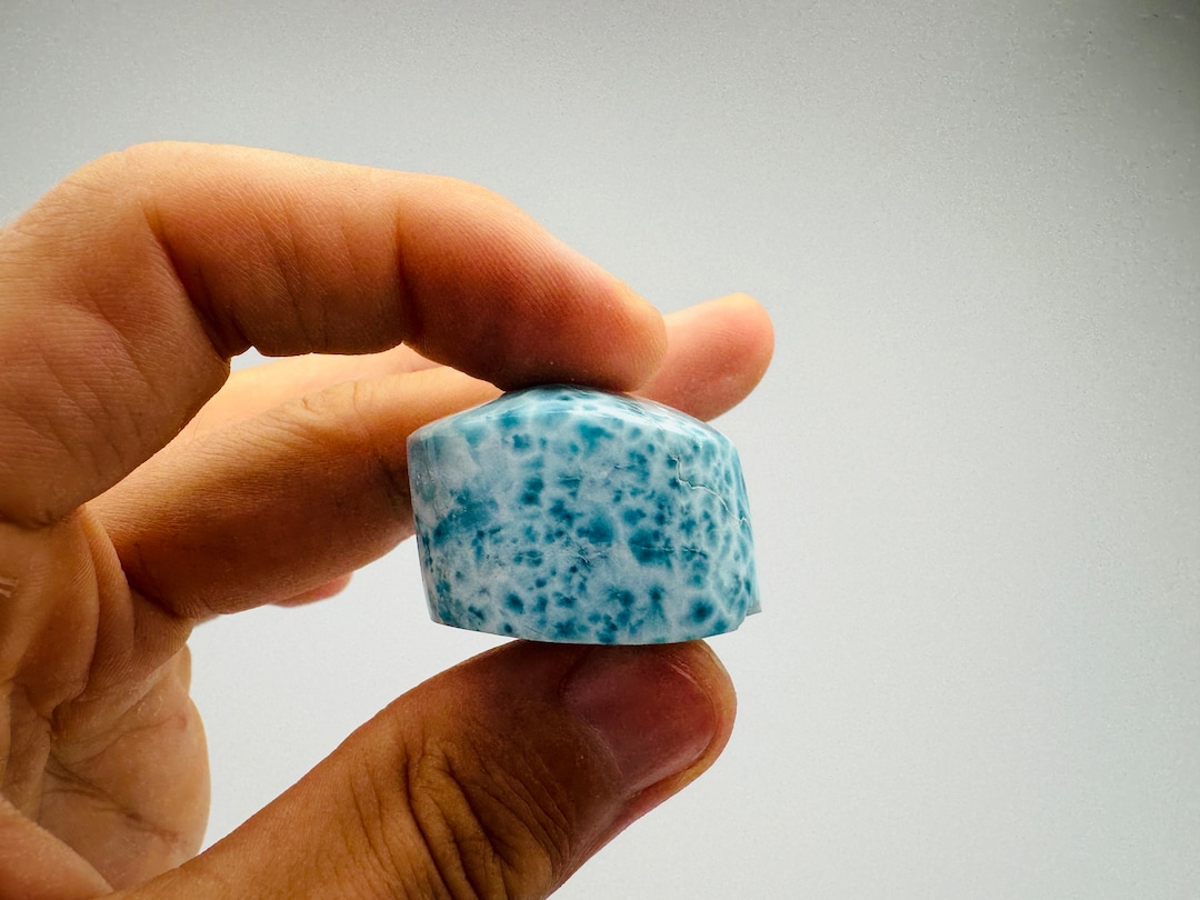 Magical Small Super Blue Larimar Tube,super Blue Larimar,aaa Larimar ...