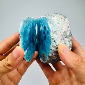 Rare Super Blue Larimar Geode,larimar Sphere,aaa Larimar,meditation ...