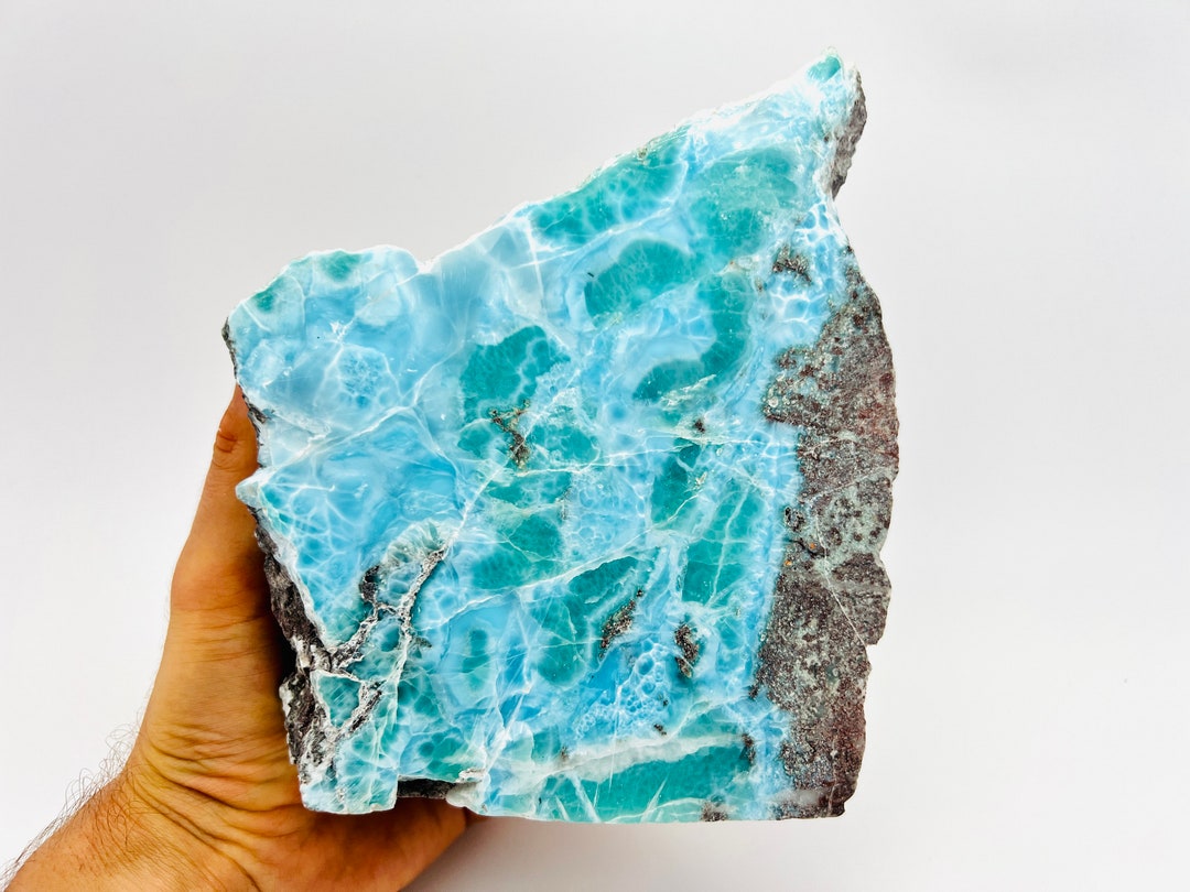Mega Larimar Slab,aaa Larimar,raw Larimar,meditation Stone,larimar ...