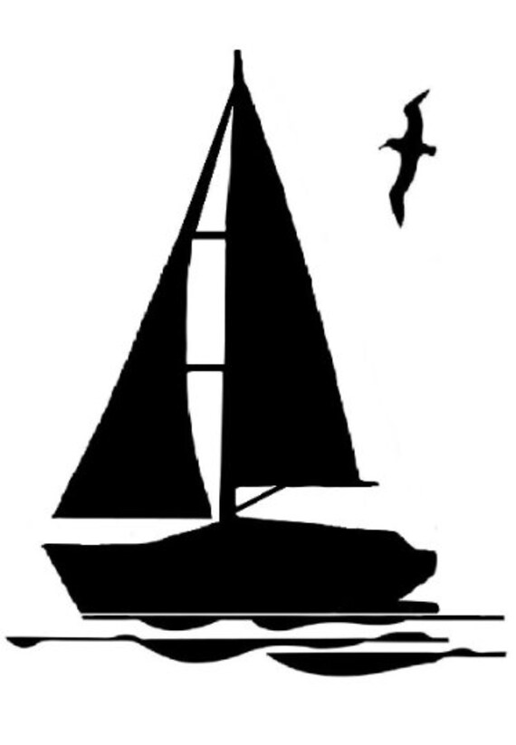 Sailboat Cut and Fold Pattern | Etsy