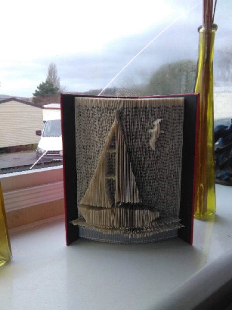 Sailboat Cut and Fold Pattern - Etsy