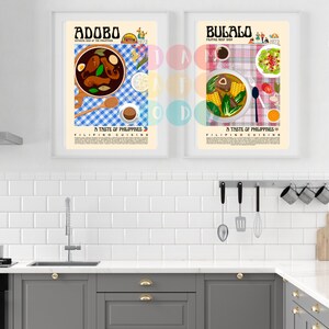 Bulalo Poster Retro Style, Filipino Cuisine Wall Art, Vintage ...