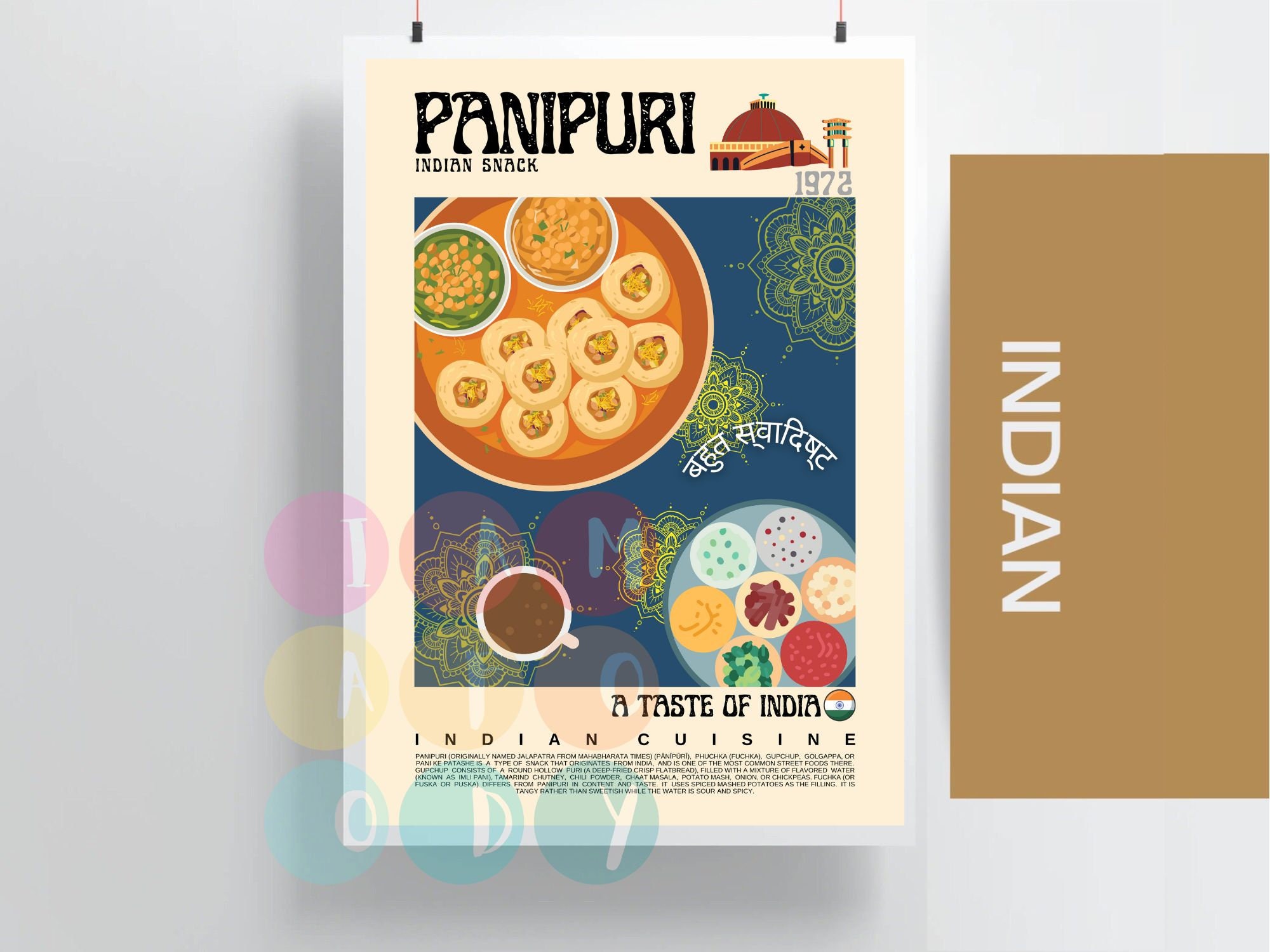 Indian Restaurant Poster Design
