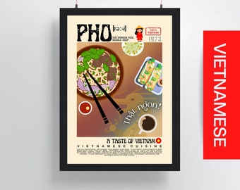 Pho Framed Poster - Etsy