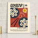 Gimbap Poster Retro Style, Korean Food Vintage Wall Art, Korean Cuisine ...