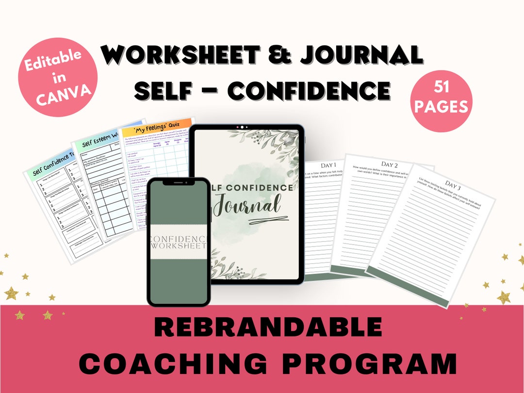 Worksheets for Coaching Session Reframe Confidence Mindset, Client Session Workbook, Coach ...