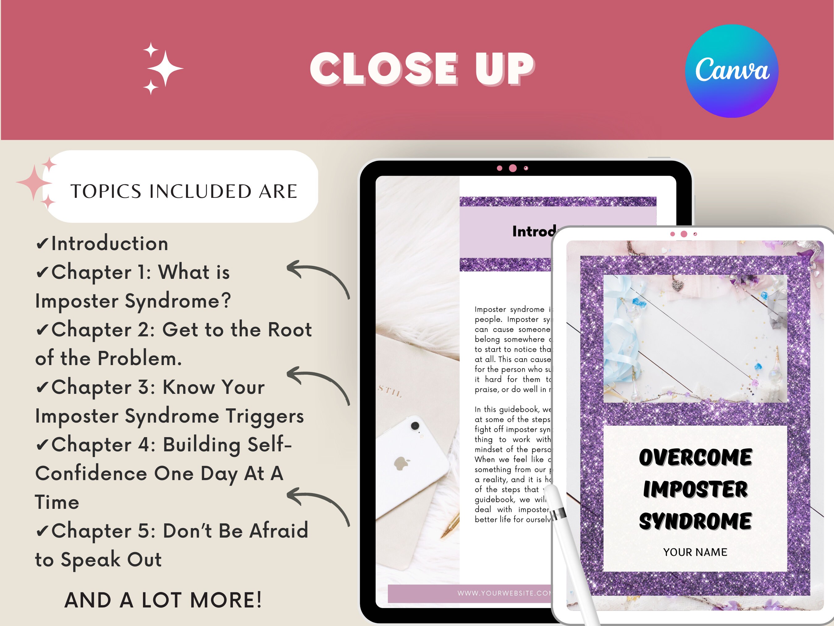 Overcome Imposter Syndrome Coach Ebook, Done for You Workbook ...