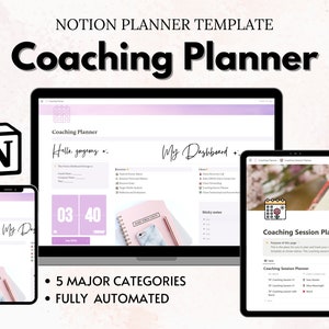 Notion Coaching Planner, Notion Dashboard, Notion Template for Coaches ...