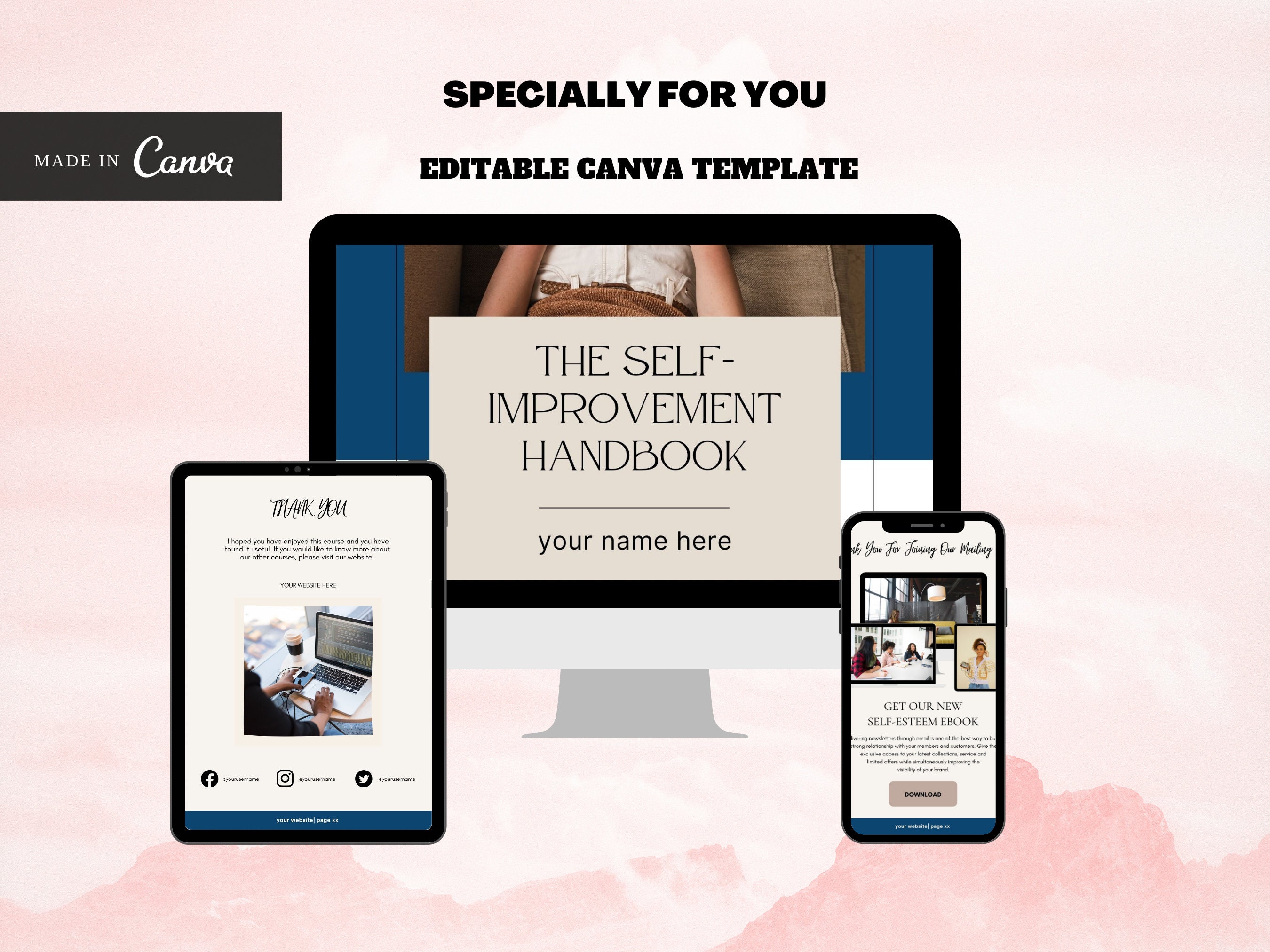 Done for You Ebook, Self Improvement, Lead Magnet, Brandable Workbook ...