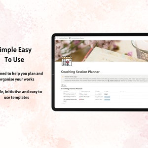 Notion Coaching Planner, Notion Dashboard, Notion Template for Coaches: Plan, Track, and Inspire ...