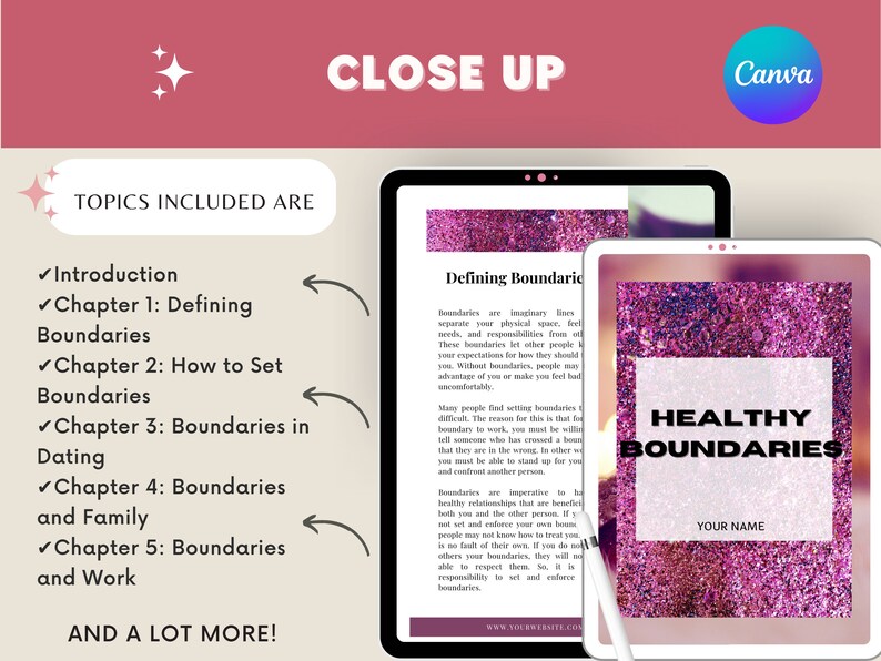 Setting Healthy Boundaries Coach Workbook Done for You Ebook - Etsy