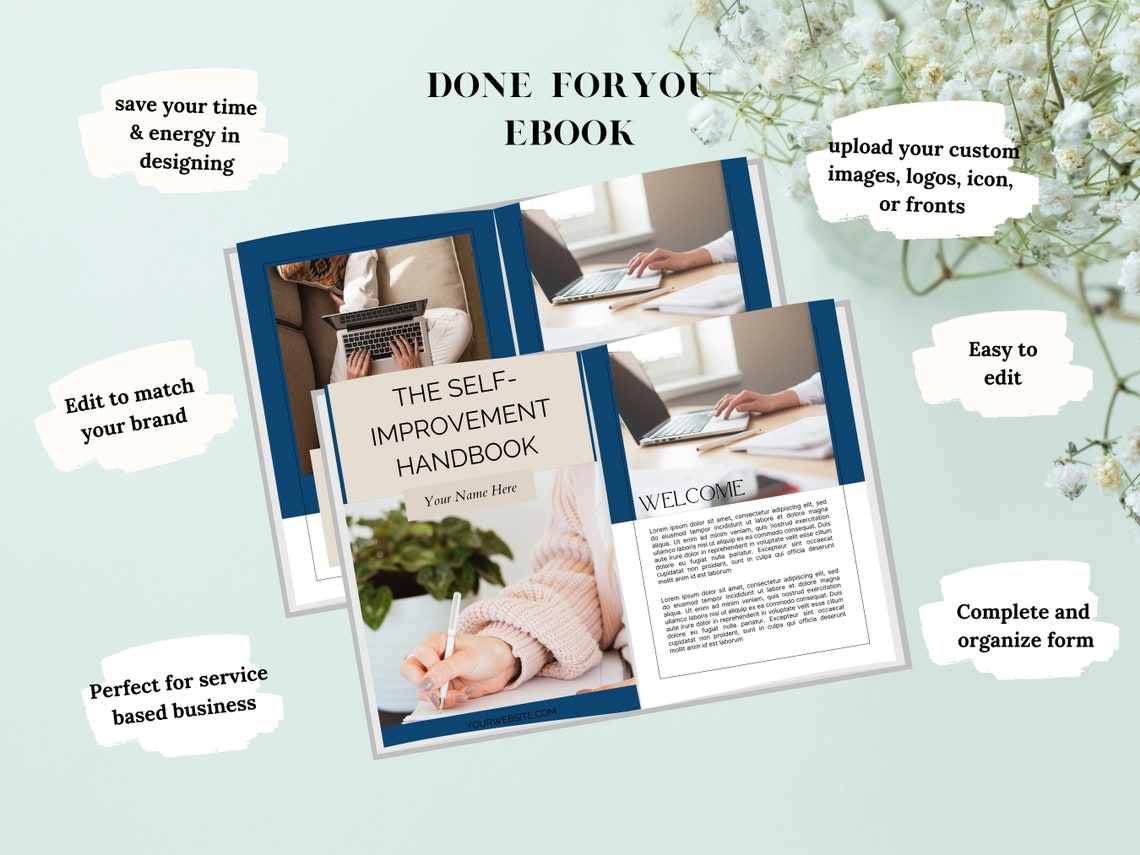 Done for You Ebook, Self Improvement, Lead Magnet, Brandable Workbook ...