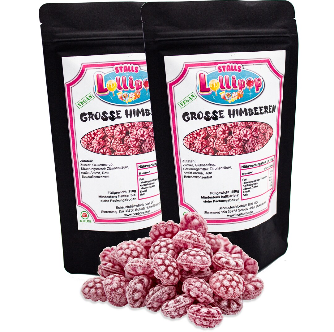 500g Raspberry Candies Large Get the Candy Classic in a Double Pack - Etsy