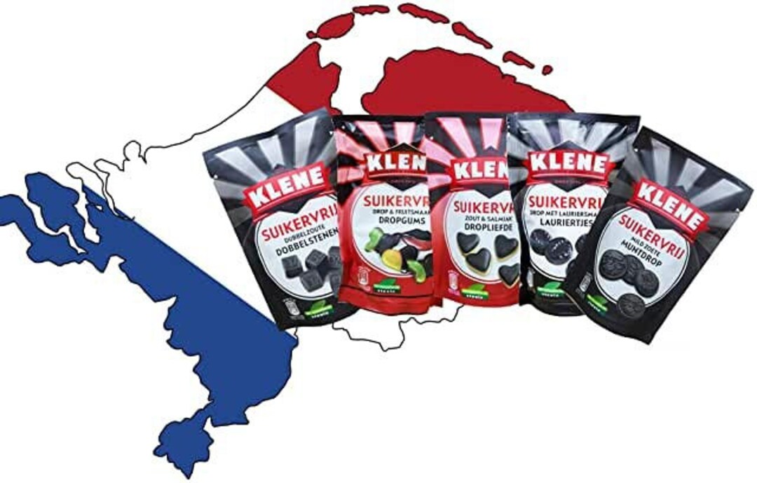 Klene Liquorice Package Pack of 5 Sugar-free Licorice Dutch Licorice ...