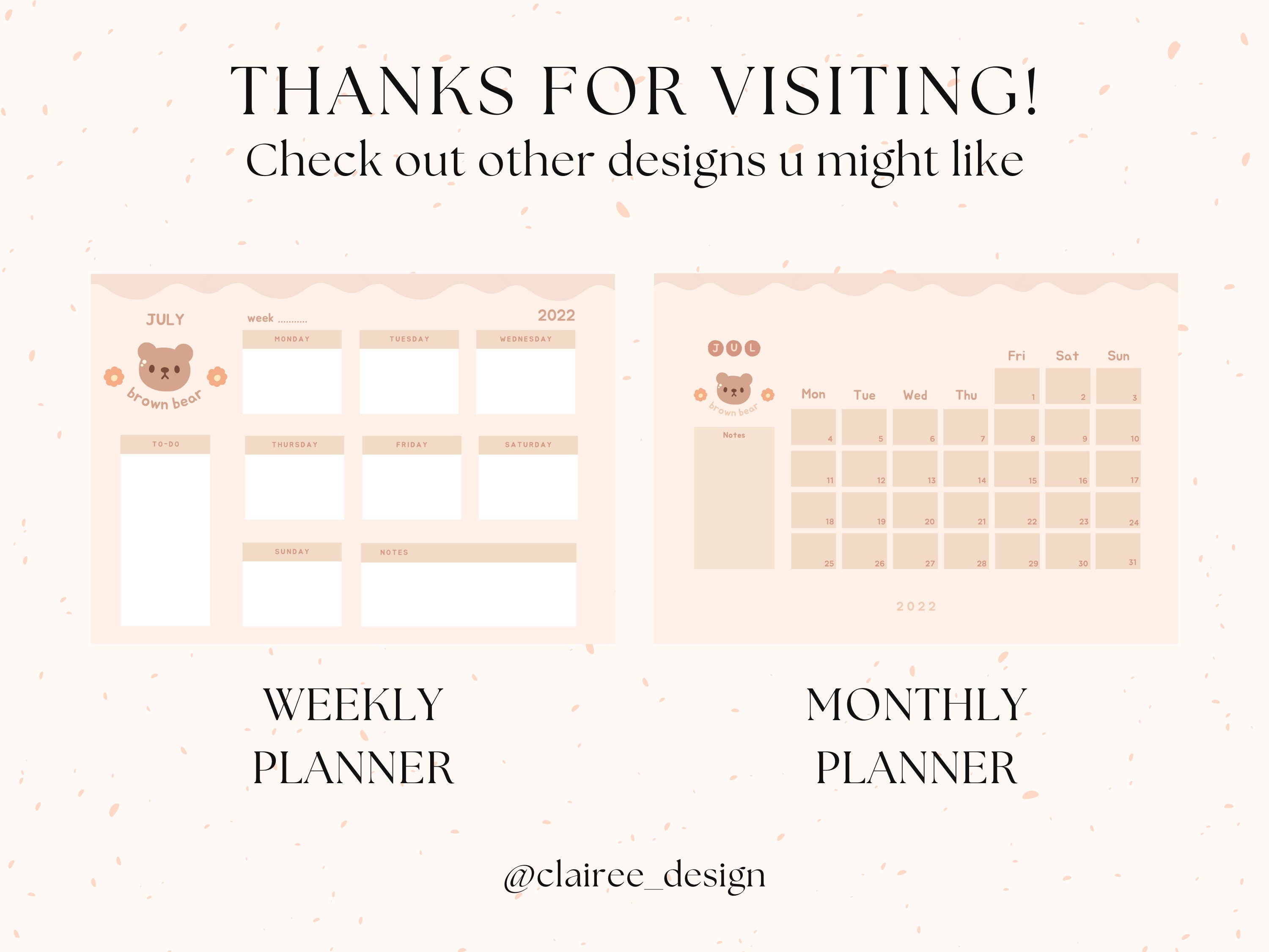 2022 Monthly Calendar Digital Printable Modern Black Elegant Dark ...