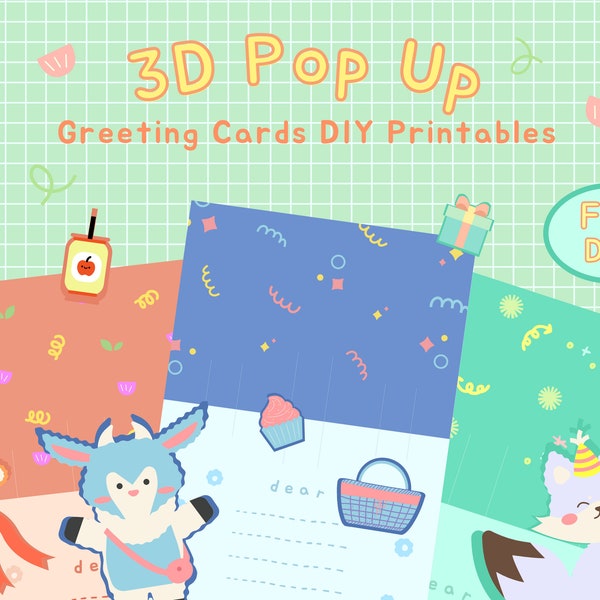 3d Greeting Card - Etsy