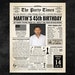 45th Birthday Newspaper Poster 45th Birthday Gift for Men or - Etsy