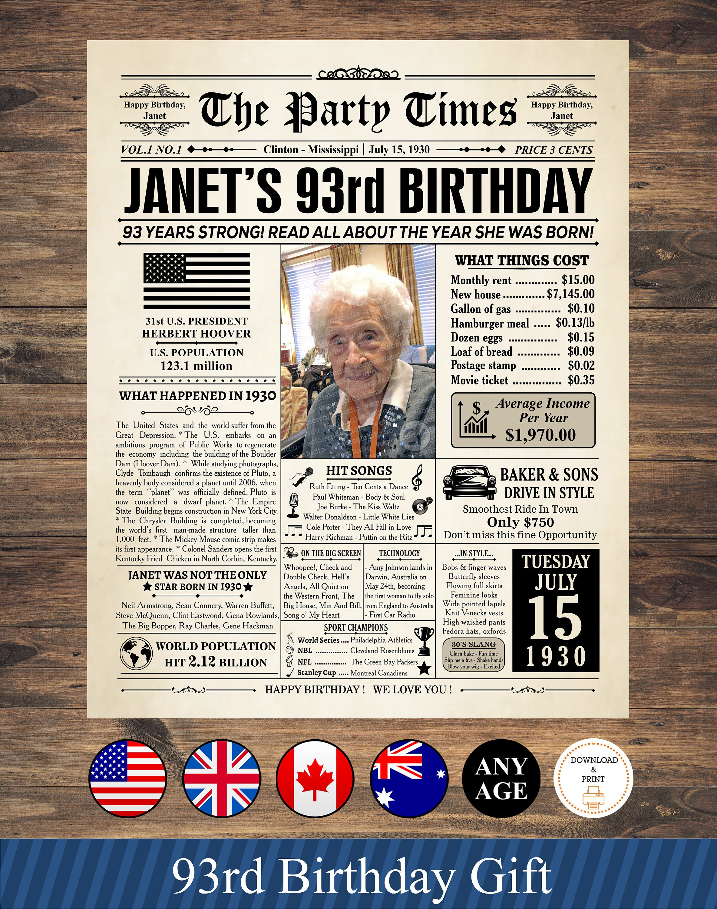 Press Newspaper In 1930