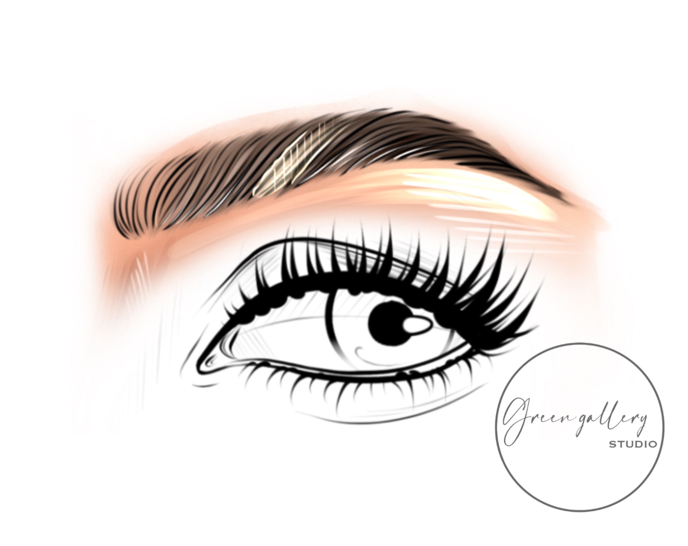 Face Stamps Set Procreate Procreate Full Face Brushes Set - Etsy