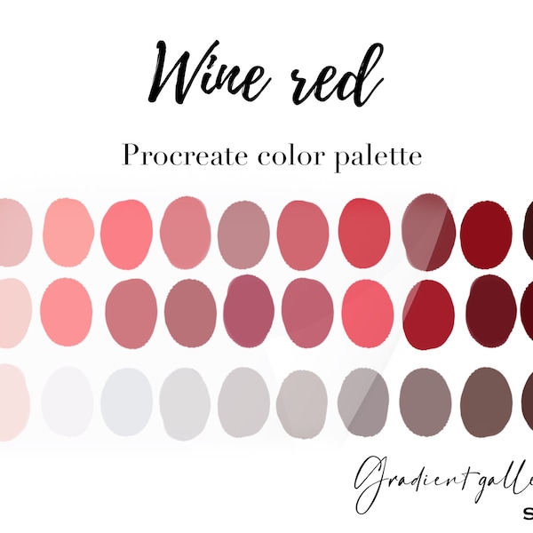 Red Wine Color - Etsy