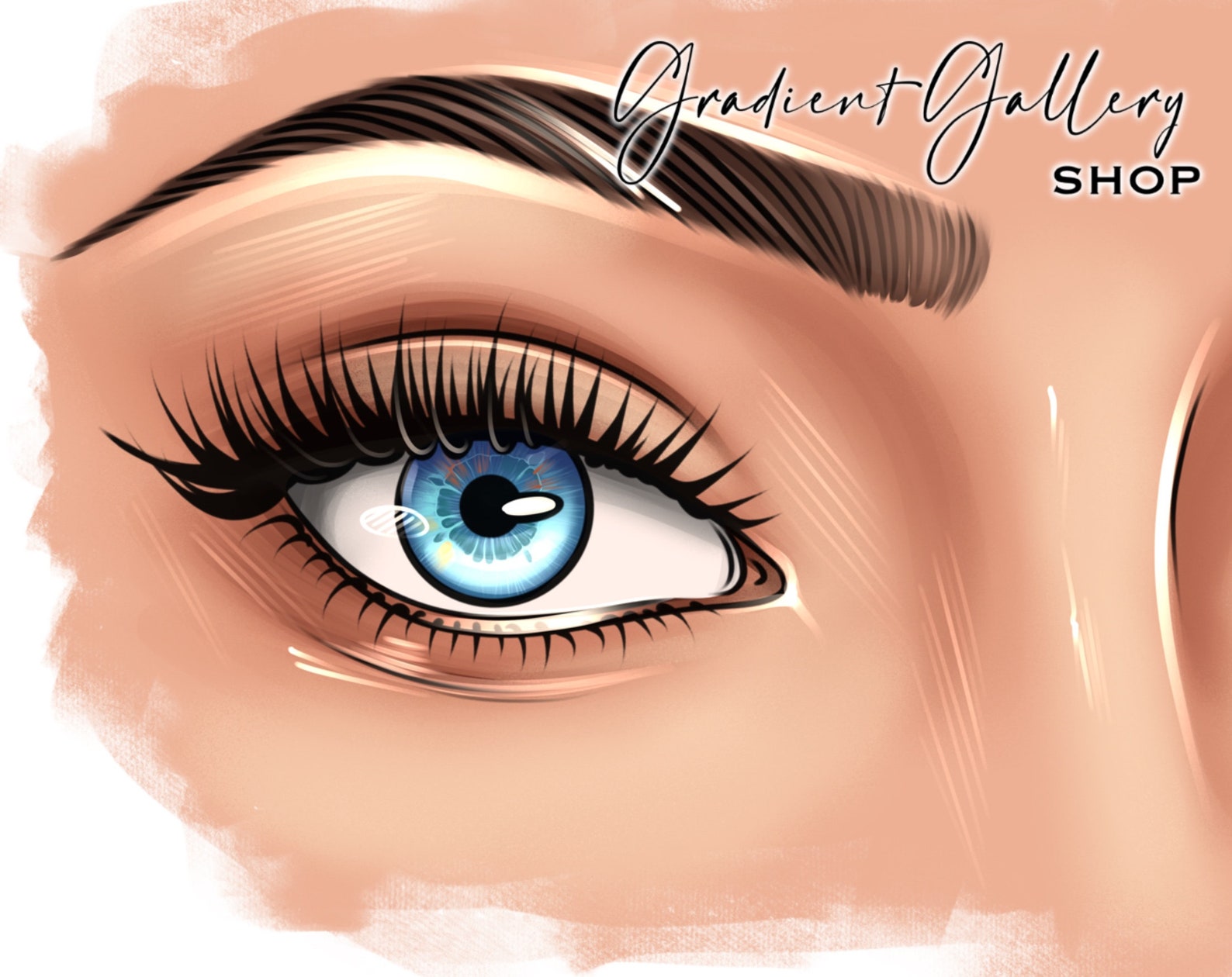 Procreate Eye Coloring Tutorial Beginner Artists Coloring - Etsy