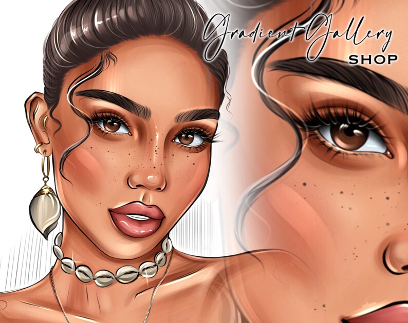 Procreate Portrait Coloring Tutorial Beginner Artists Coloring Etsy