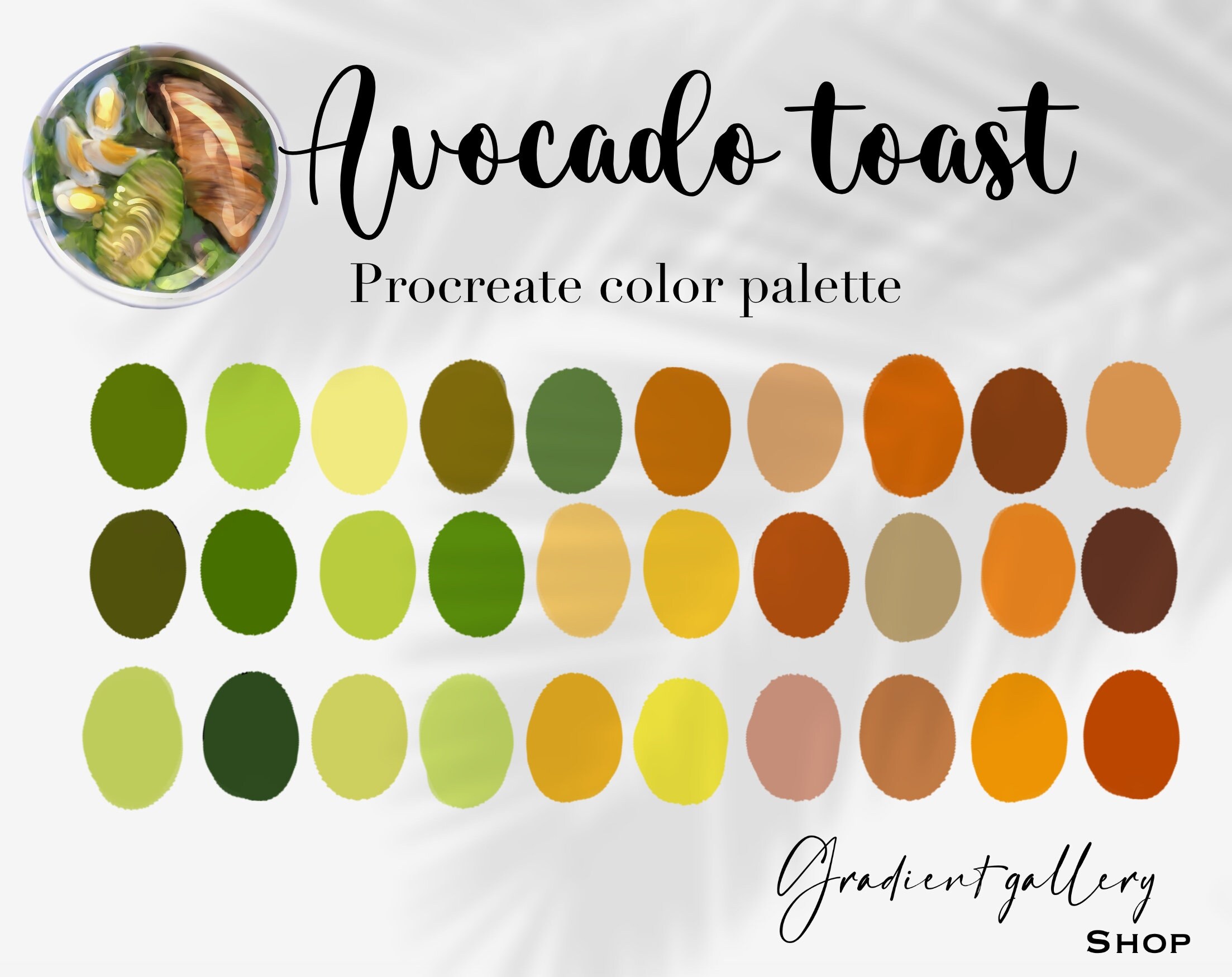 Procreate Color Palette Bundle Ipad Procreate Tools Bright - Etsy