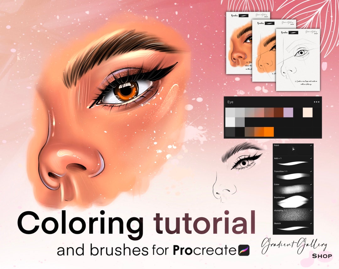 Procreate Coloring Tutorial Beginner Artists Coloring Procreate Skin ...