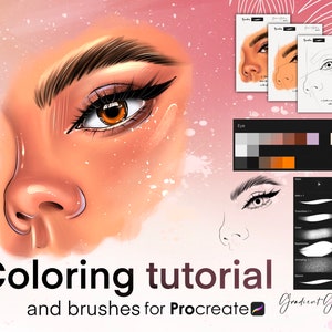 Procreate Coloring Tutorial Beginner Artists Coloring Procreate Skin ...