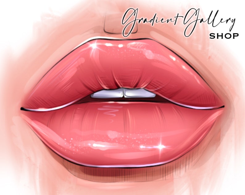 Procreate Lips Drawing and Coloring Tutorials Set Beginner - Etsy