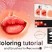Procreate Lips Coloring Tutorial Beginner Artists Coloring Procreate ...