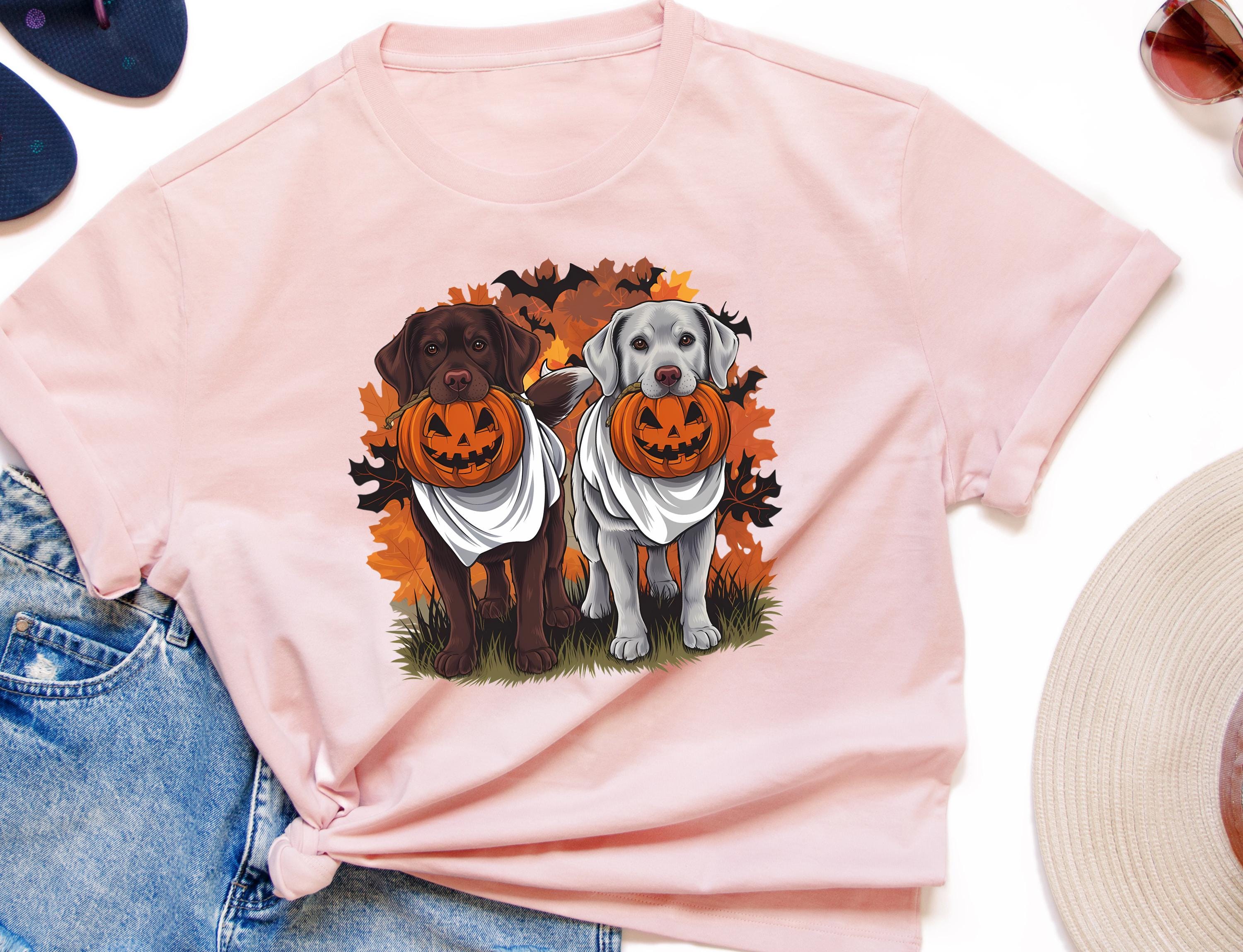 3 Set Bundle Labrador Halloween PNG, Chocolate & Silver Labradors, Pet ...
