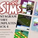 The Sims 1 Pack 4/4 - 5 Social Templates 9x16 for Instagram Bespoke ...