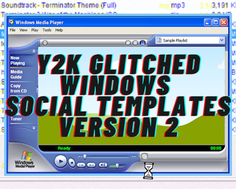Version 2. 5 PACK Y2K Glitched Windows XP Limewire Social Media ...
