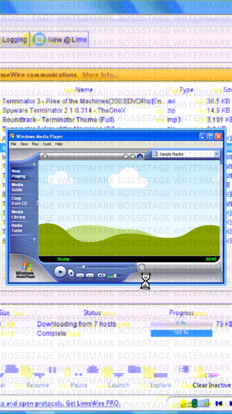 Version 2. 5 PACK Y2K Glitched Windows XP Limewire Social Media Instagram Canva Editable ...