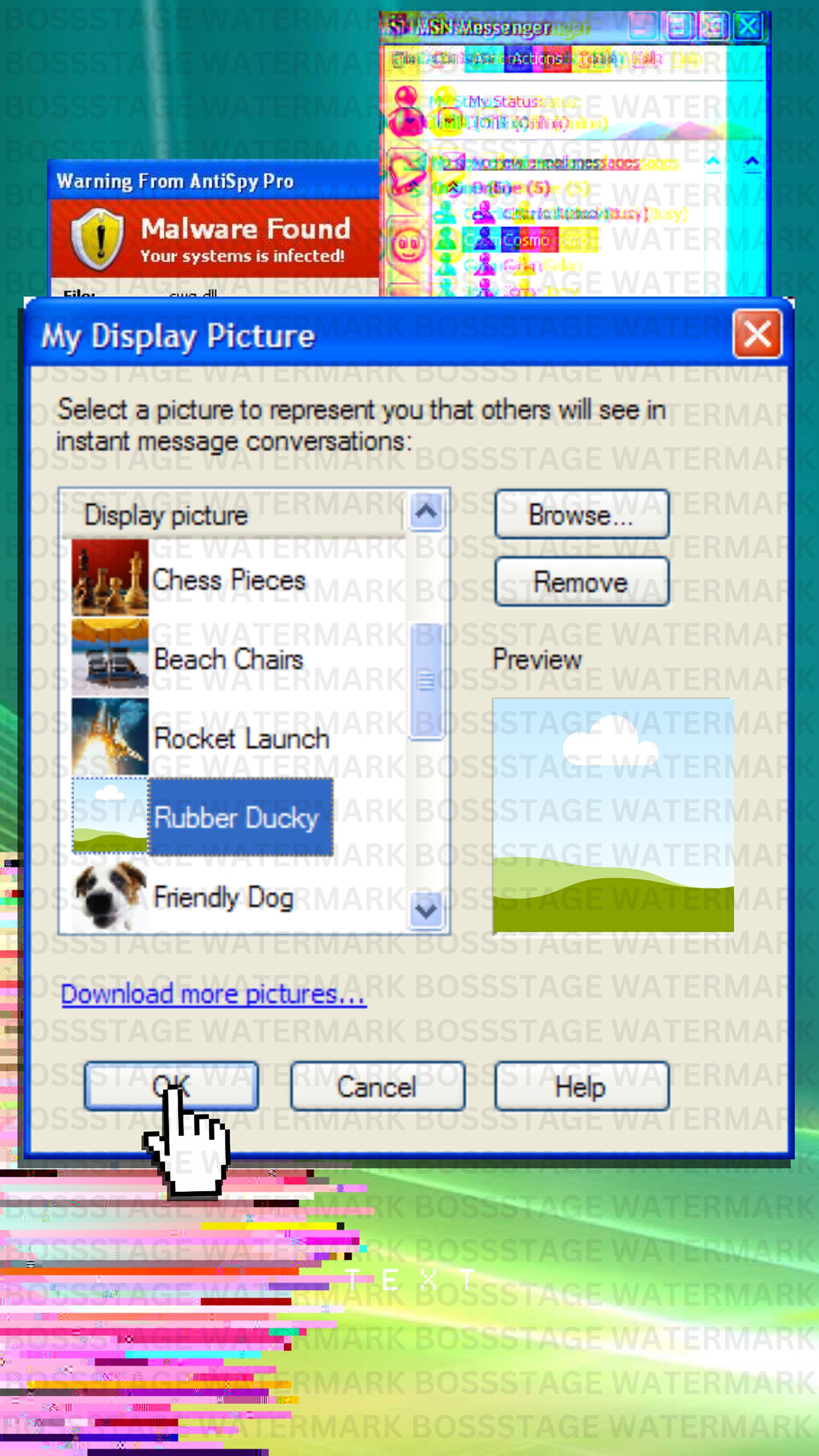 Version 2. 5 PACK Y2K Glitched Windows XP Limewire Social Media ...