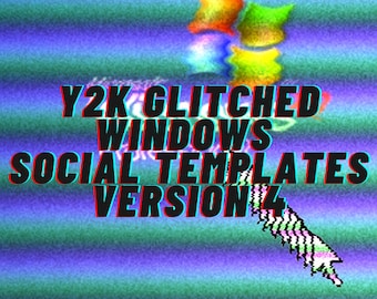 Version 2. 5 PACK Y2K Glitched Windows XP Limewire Social Media ...